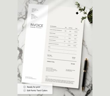 12+ Best Invoice Templates for Google Docs | Design Shack