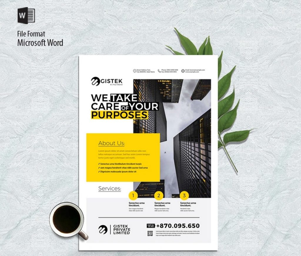 30+ Free Brochure Templates for Word (Tri-Fold, Half Fold & More) – Yes ...