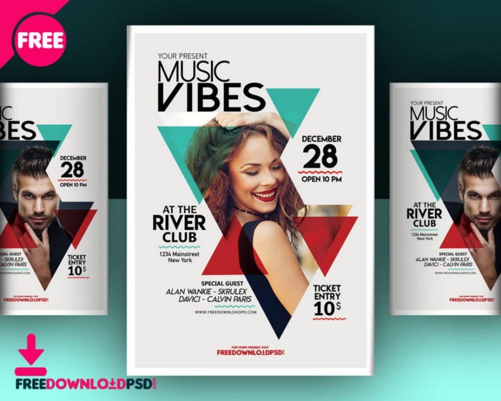 45+ Best Music & Band Flyer Templates | Design Shack