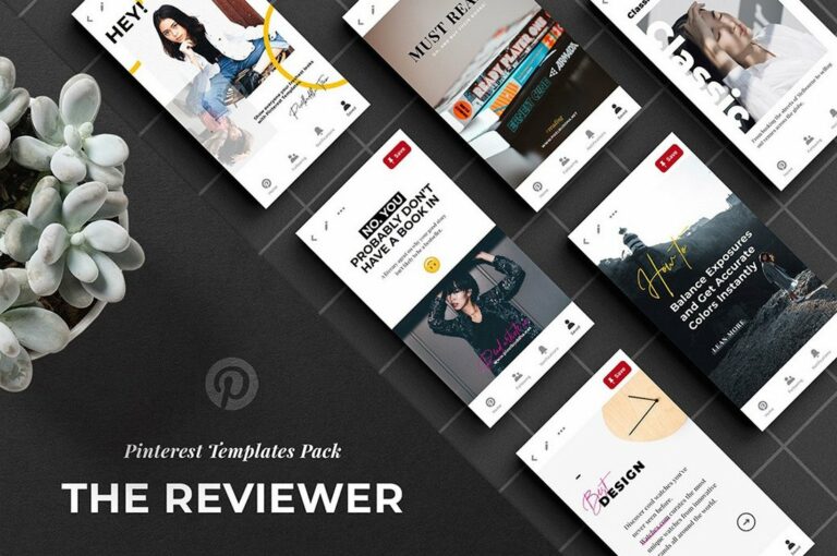 20+ Best Pinterest Templates for Posts & Banners (Free & Pro) | Design ...