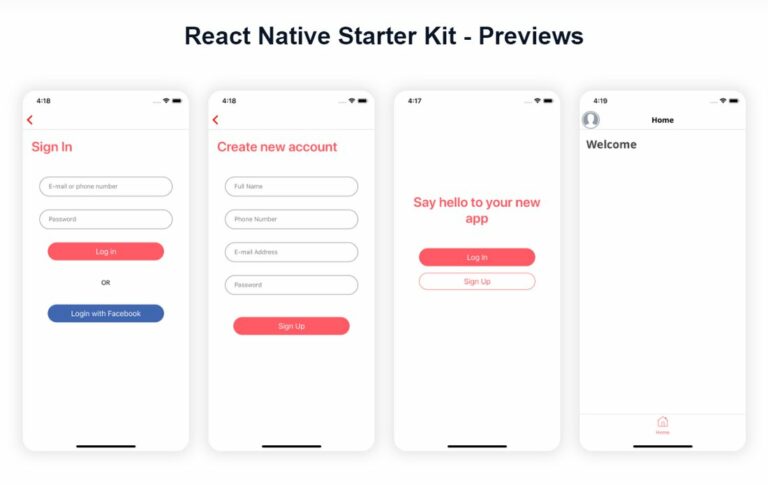 20+ Best React Native App Templates 2024 | Design Shack