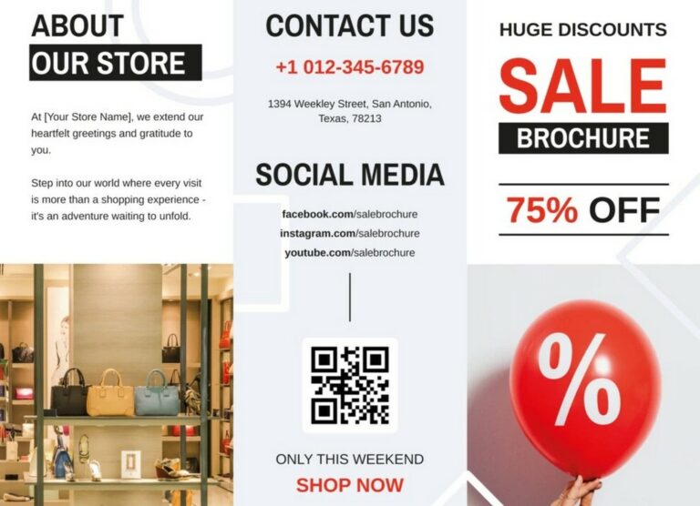 20+ Best Free Brochure & Pamphlet Templates for Google Docs | Design Shack