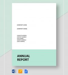50+ Annual Report Templates (Word & InDesign) 2021 | Yes Web Designs