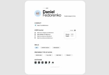 20+ Best Figma Resume & CV Templates | Design Shack
