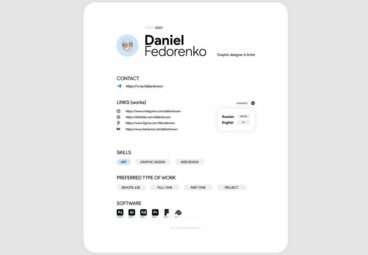 20+ Best Figma Resume & CV Templates | Design Shack