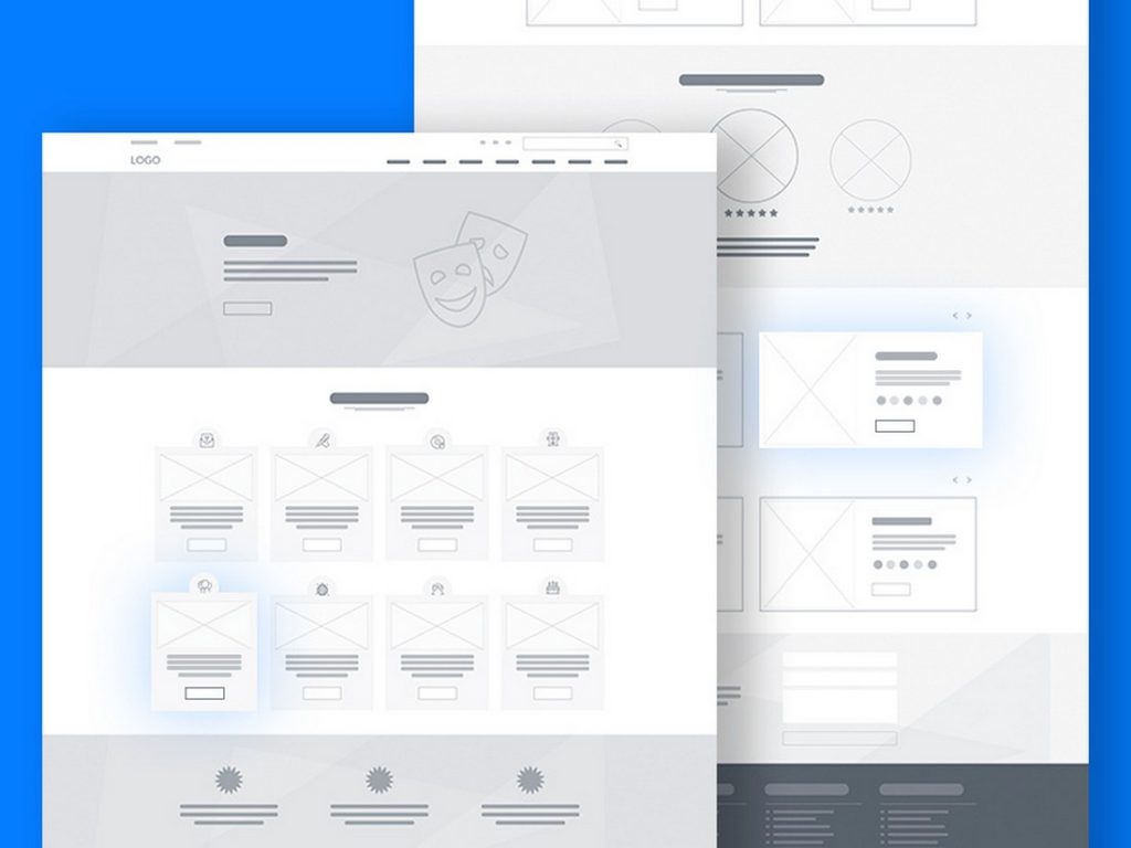 20+ Website Wireframe Templates (For Sketch, Photoshop + More) | Design ...