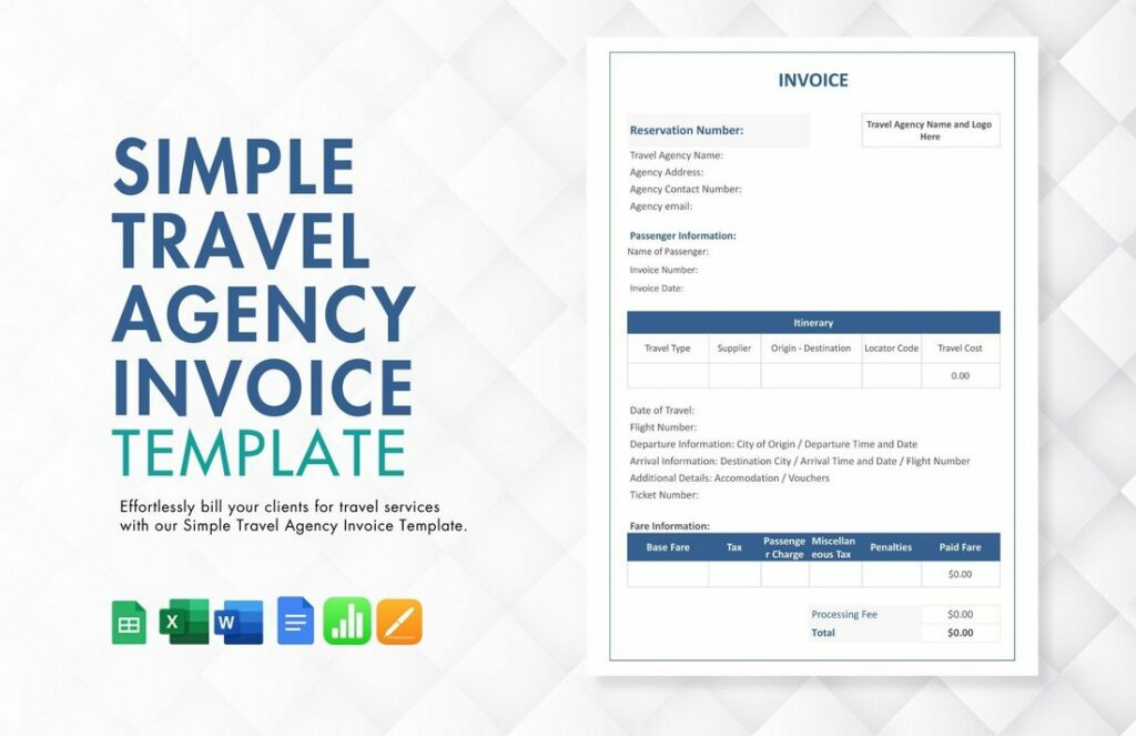 12+ Best Invoice Templates for Google Docs | Design Shack