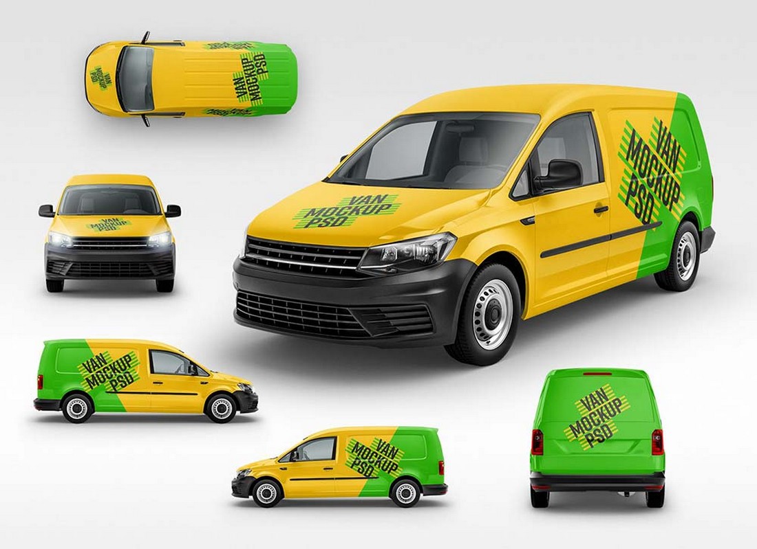 20 Car Van Decal And Wrap Mockup Templates Design Shack