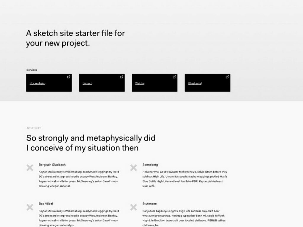 40+ Website Wireframe Templates (For Sketch, Photoshop + More) | Design ...