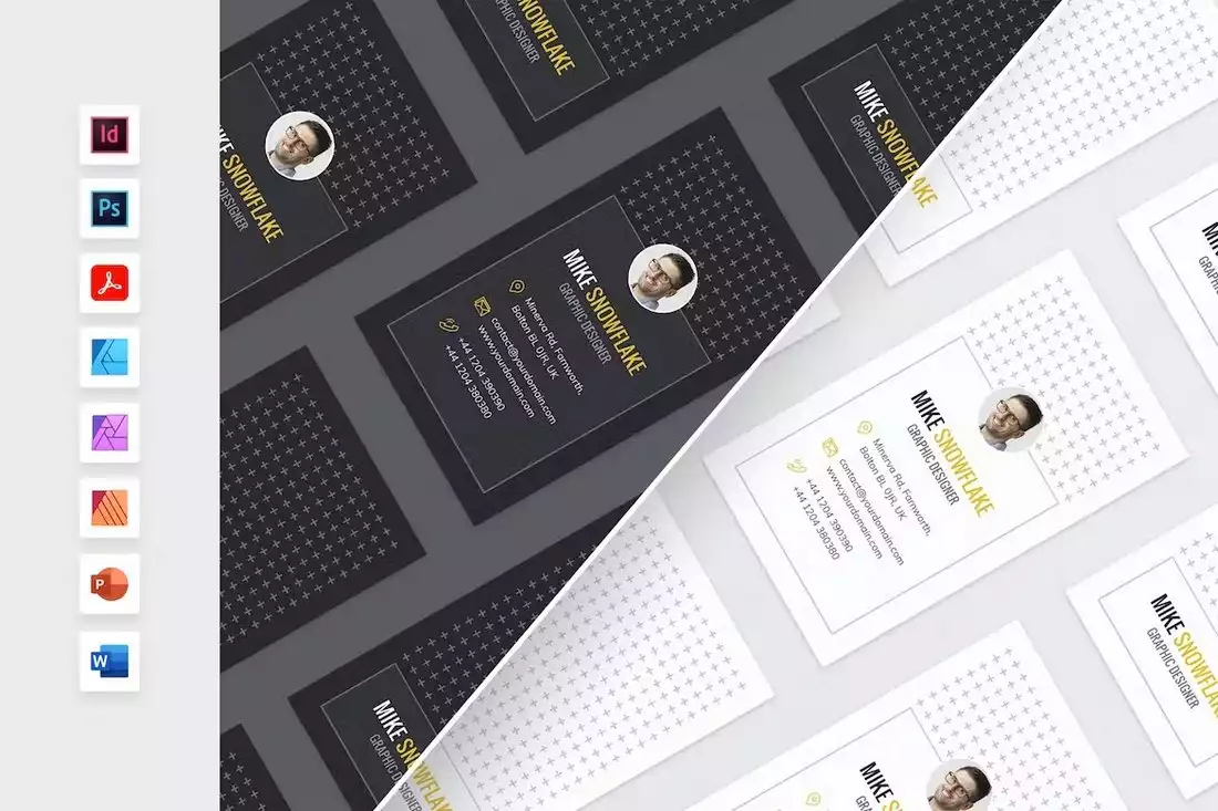 Freelancer Business Card Template for Affinity Designer | Design Shack