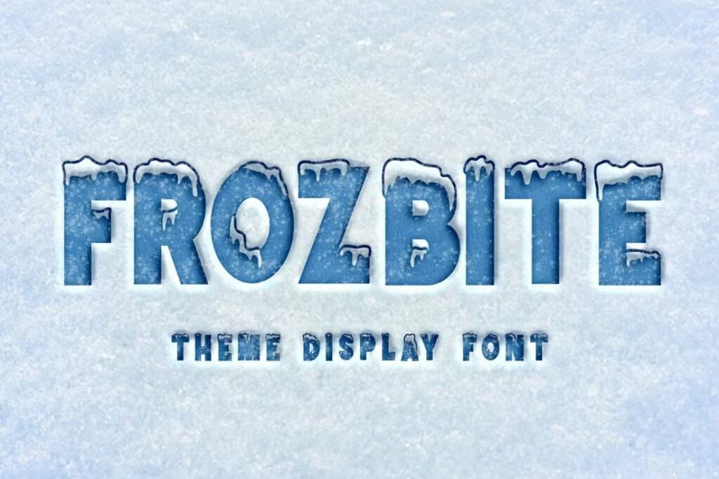 25+ Best Winter, Ice & Snow Fonts (Free & Pro) | Design Shack