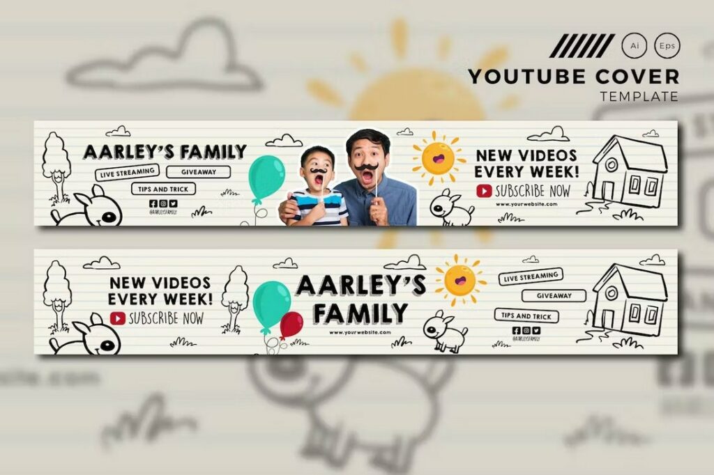 35+ Best YouTube Cover Art and Banner Templates (Free and Pro)