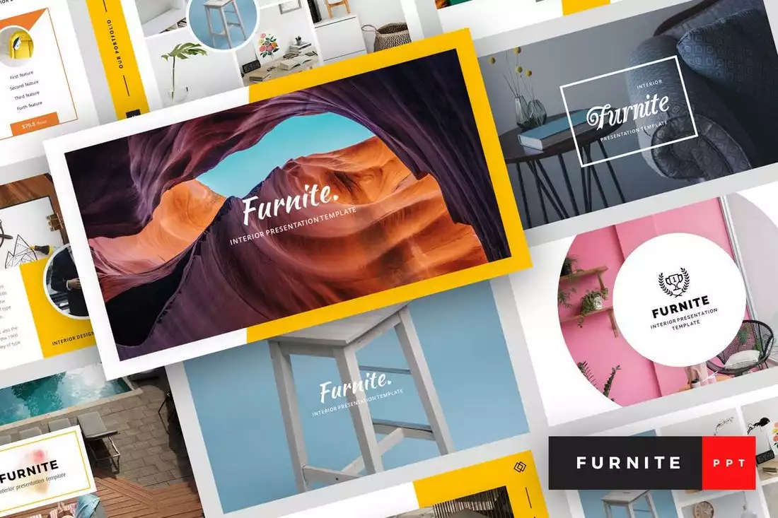 Furnite Interior Design PowerPoint Template | Design Shack