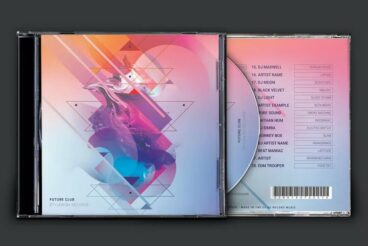 20+ Template Sampul & Label CD/DVD Terbaik - desainae.com