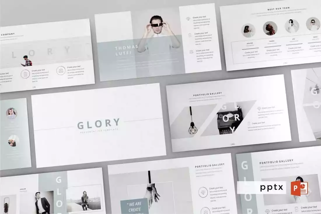 GLORY Presentation Template | Design Shack