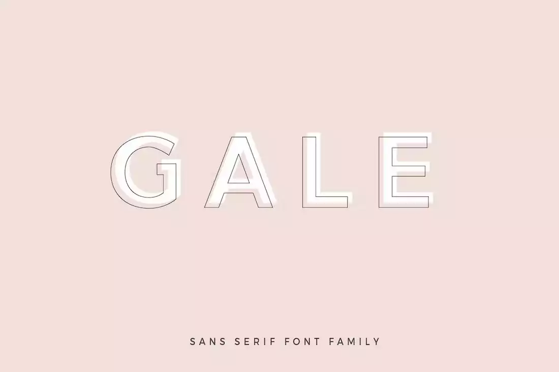Gale Font | Design Shack