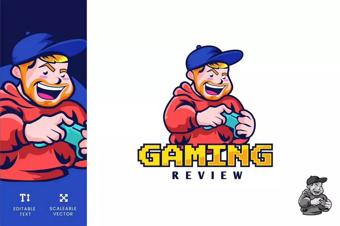 Gaming Review Logo Template | Design Shack