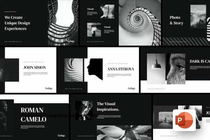 25+ Best Black & White PowerPoint Presentations – Yes Web Designs