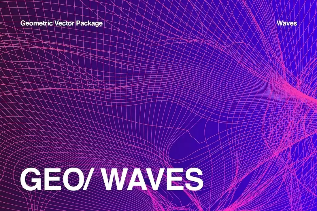 Geometric Waves Backgrounds Collection | Design Shack