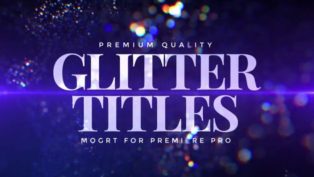 20+ Glitter Transitions, Reveals & Openers (For After Effects ...