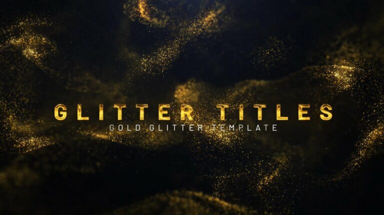 20+ Glitter Transitions, Reveals & Openers (For After Effects ...