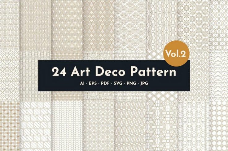 20+ Best Art Deco Patterns, Frames, & Backgrounds | Design Shack