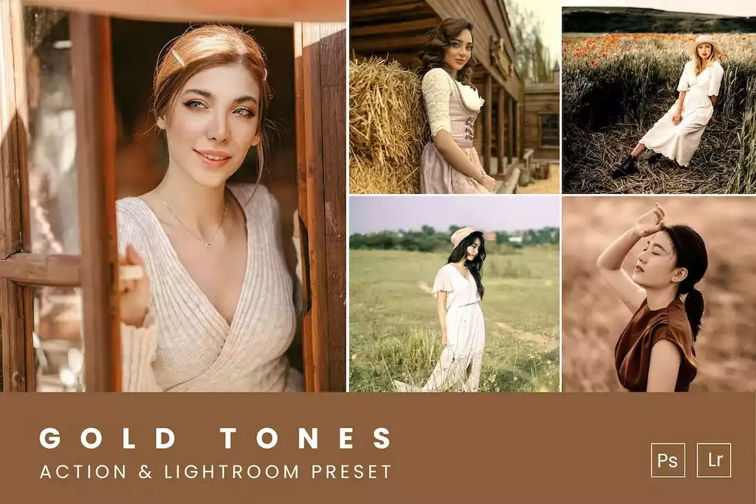 Gold Tones VSCO Photoshop Action | Design Shack