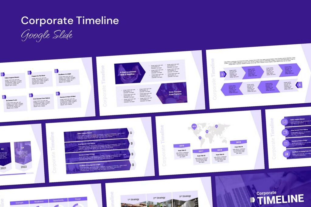 20+ Google Slides Timeline Templates – Yes Web Designs