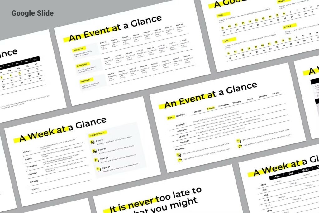 20+ Google Slides Timeline Templates – Yes Web Designs