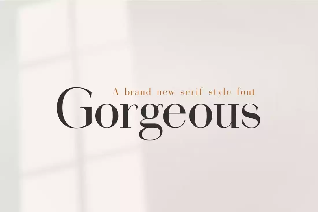 Gorgeous Clean Serif Font | Design Shack