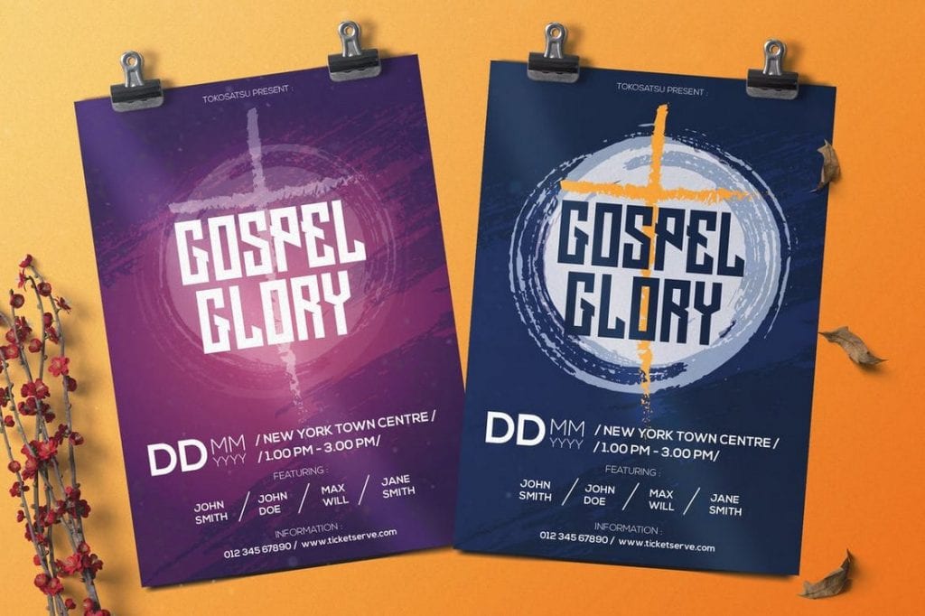 25+ Church Bulletin & Newsletter Templates | Design Shack