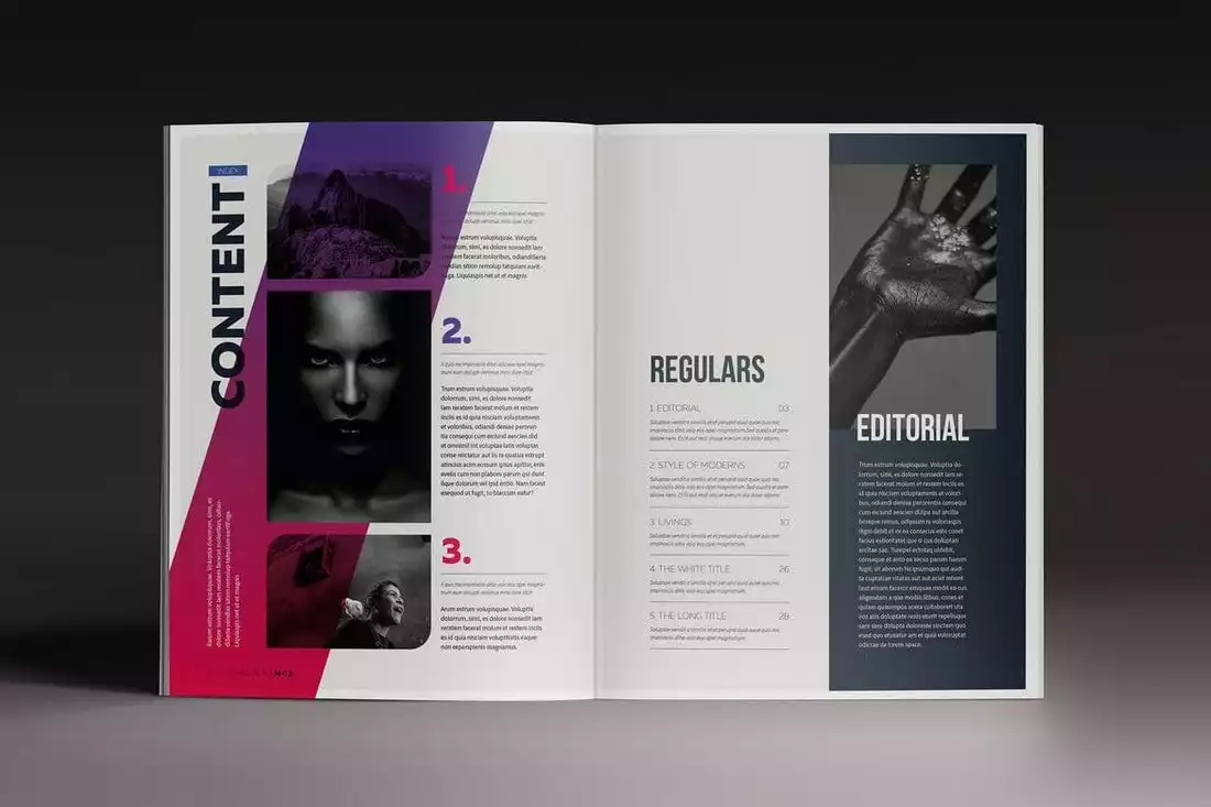 Gradient Magazine Affinity Publisher Template | Design Shack