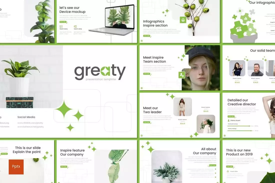 Greaty Presentation Template | Design Shack
