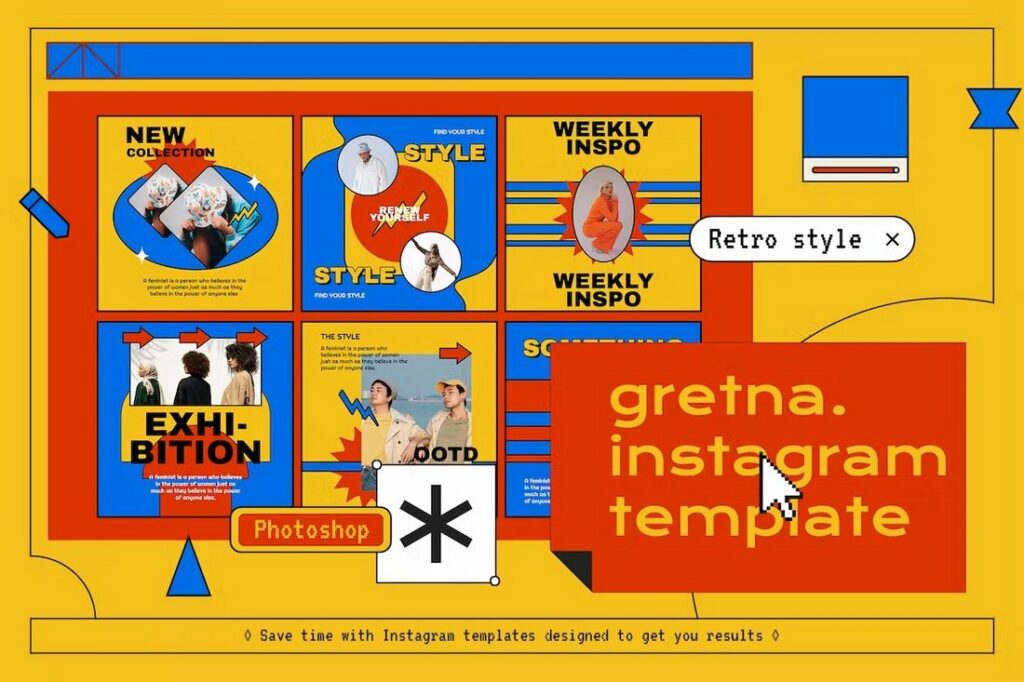 100+ Best Instagram Templates & Banners 2024