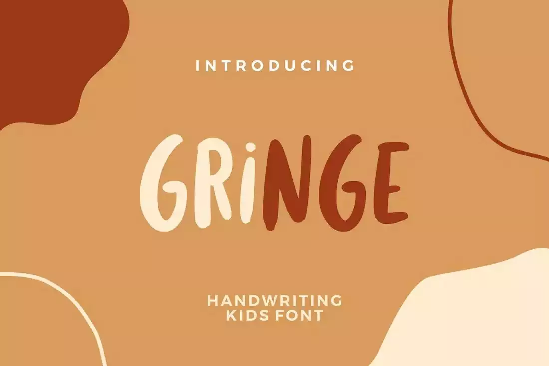 Gringe Creative Handwriting Font | Design Shack