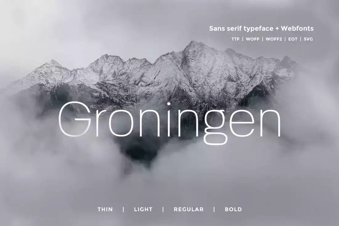 Groningen Modern Clean Fonts | Design Shack
