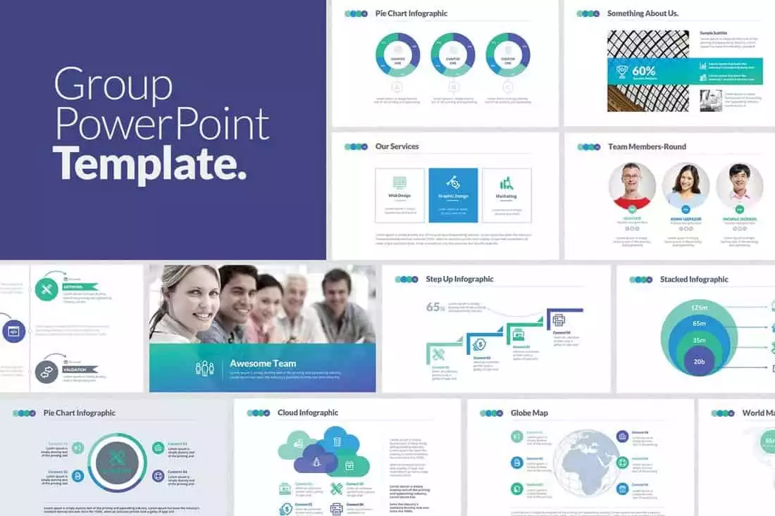 Group Team Presentation PowerPoint Template | Design Shack