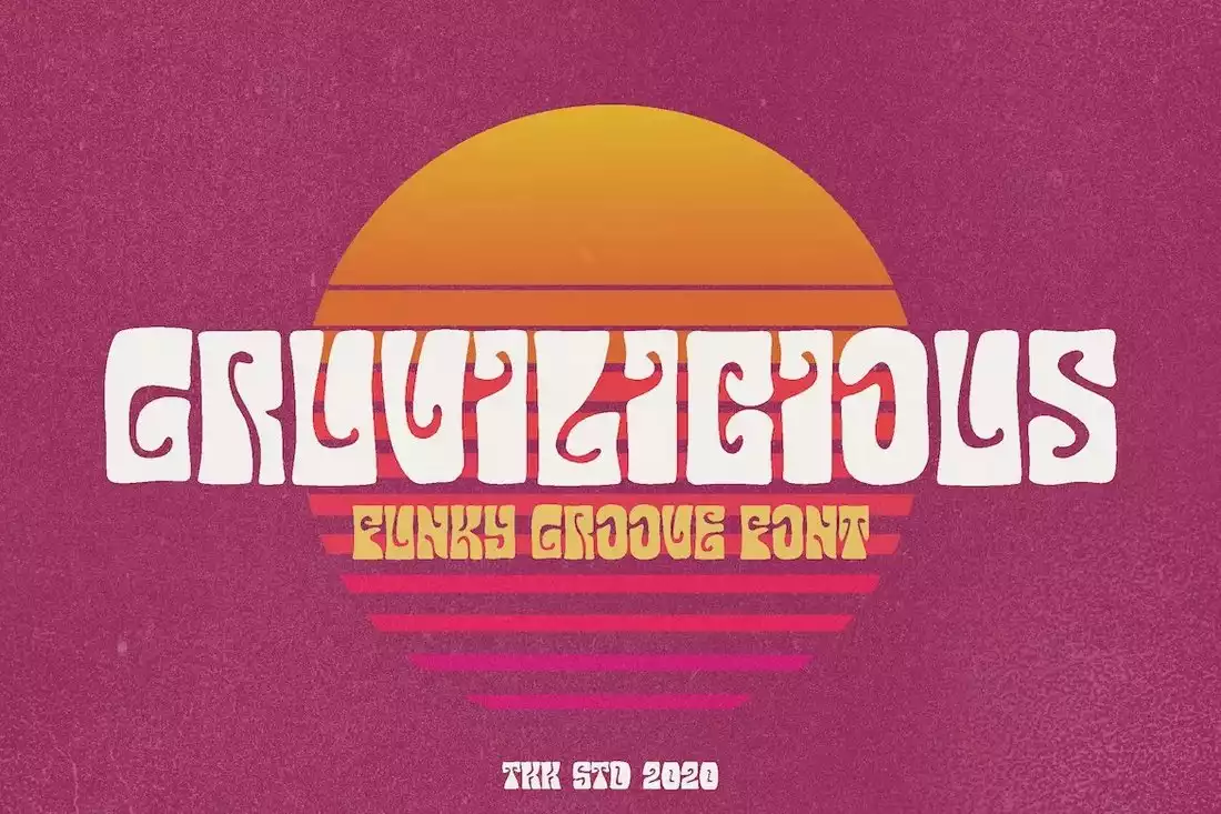 Gruvilicious Retro 70s Groovy Font | Design Shack