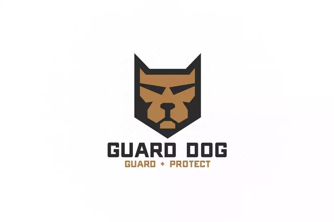 Guard Dog Shield Logo Template | Design Shack