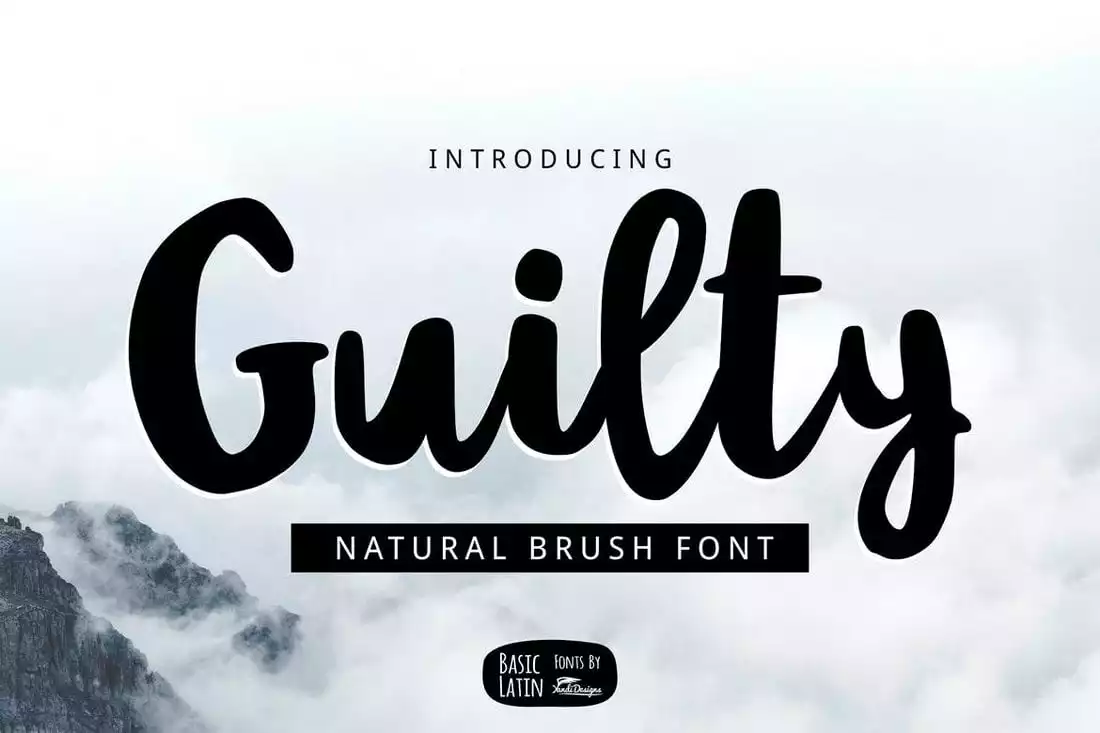 Guilty Brush Font | Design Shack