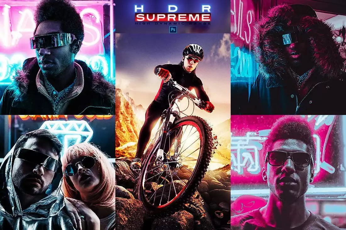 HDR Supreme Photoshop Actions | Design Shack