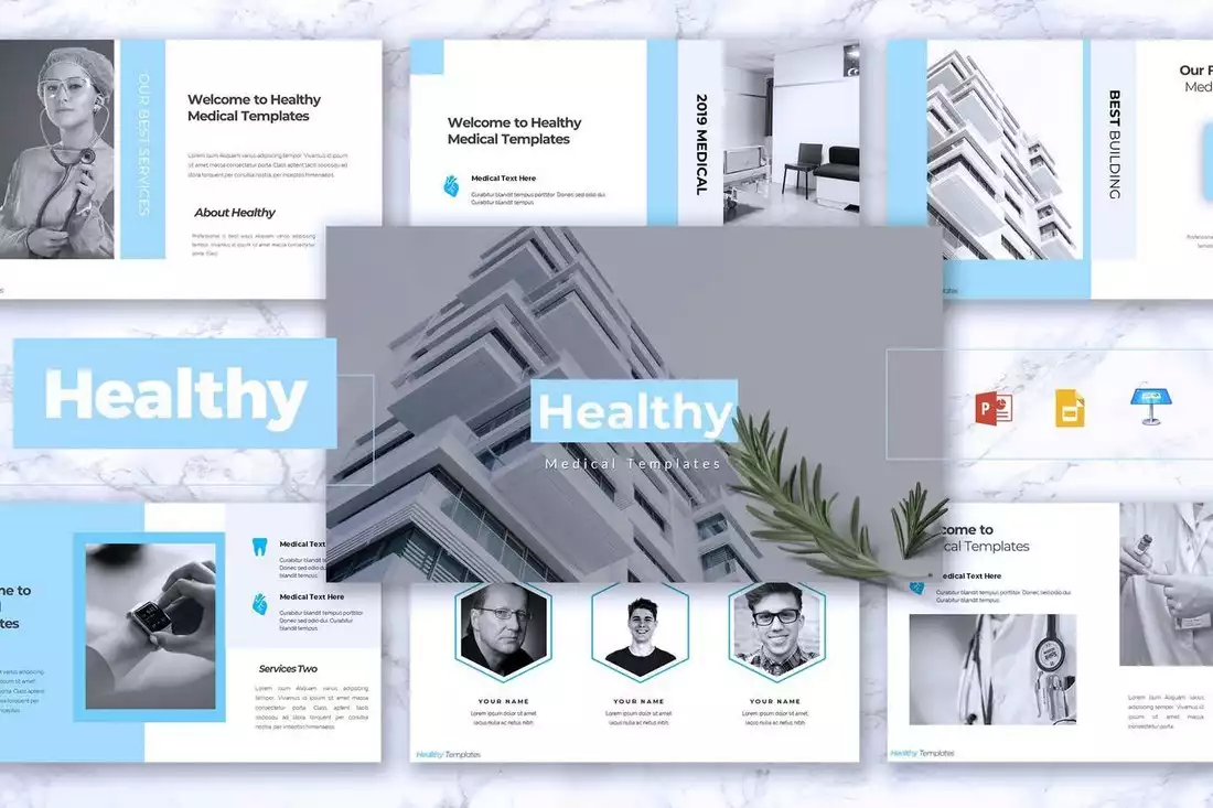 HEALTHY Presentation Template | Design Shack