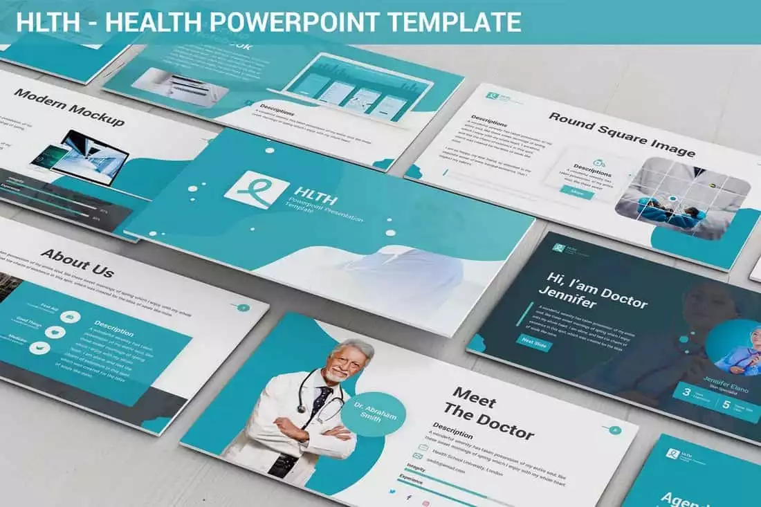 HLTH Health PowerPoint Template | Design Shack