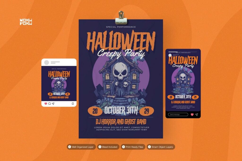 35+ Halloween Flyer Templates (For Spooky 2025 Flyers) | Design Shack