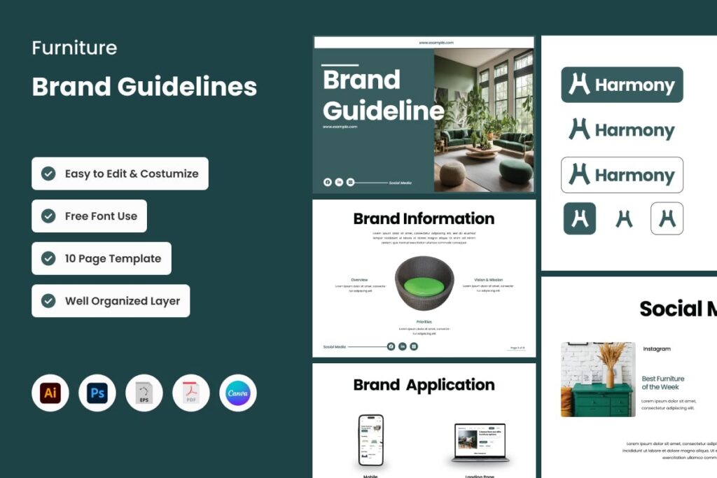 20+ Best Canva Brand Kits & Guidelines | Design Shack