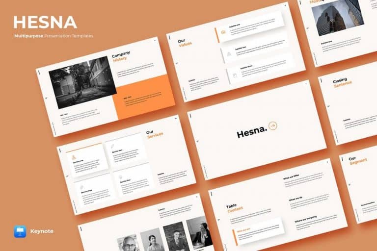 60+ Best Minimal & Creative Keynote Templates | Design Shack