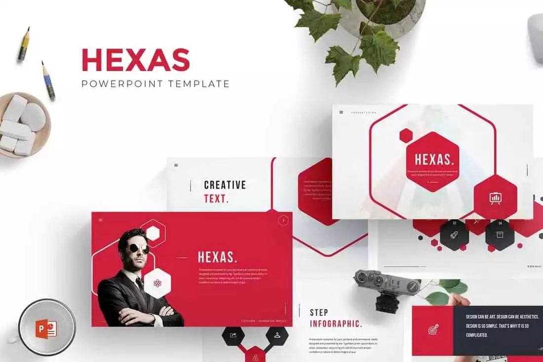 Hexas Beautiful PowerPoint Template | Design Shack