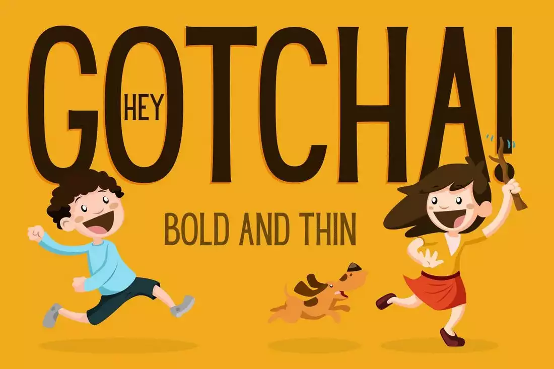 Hey Gotcha! Font | Design Shack