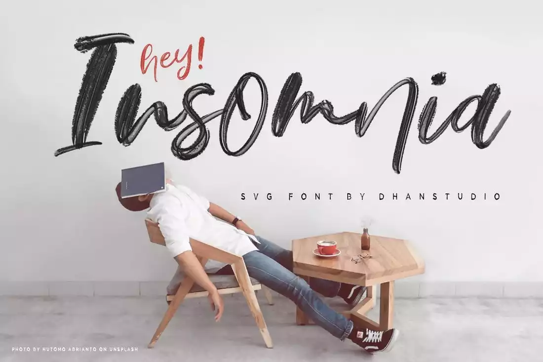 Hey Insomnia Script SVG Font | Design Shack