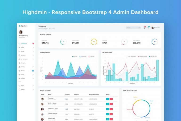 40+ Best Bootstrap Admin Templates of 2023 | Design Shack